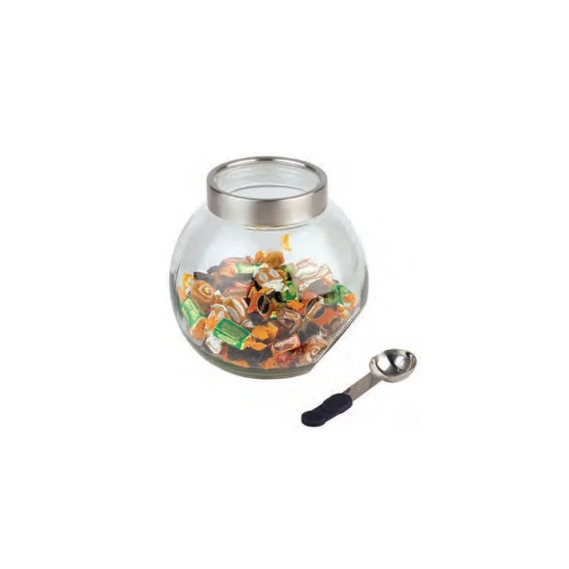 Bocal à bonbon verre avec cuillère | Cerf Dellier